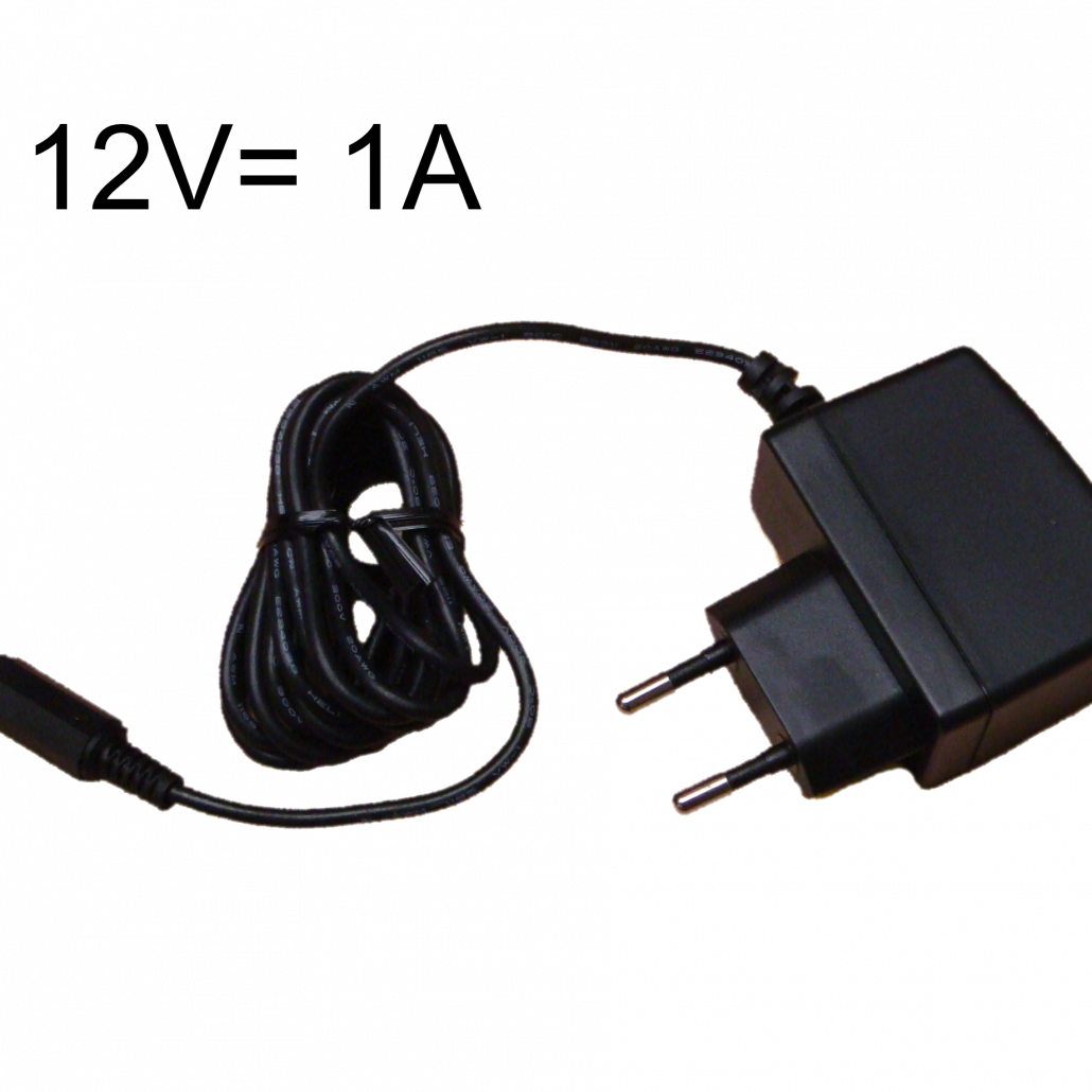 AC/DC Adapter 12V=/1A | PARCOURS CONTROL
